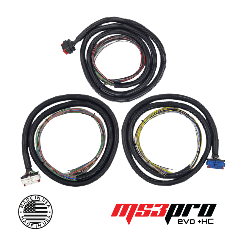 MS3Pro EVO+ HC Wiring Harness Package – Universal Flying Lead – AMP